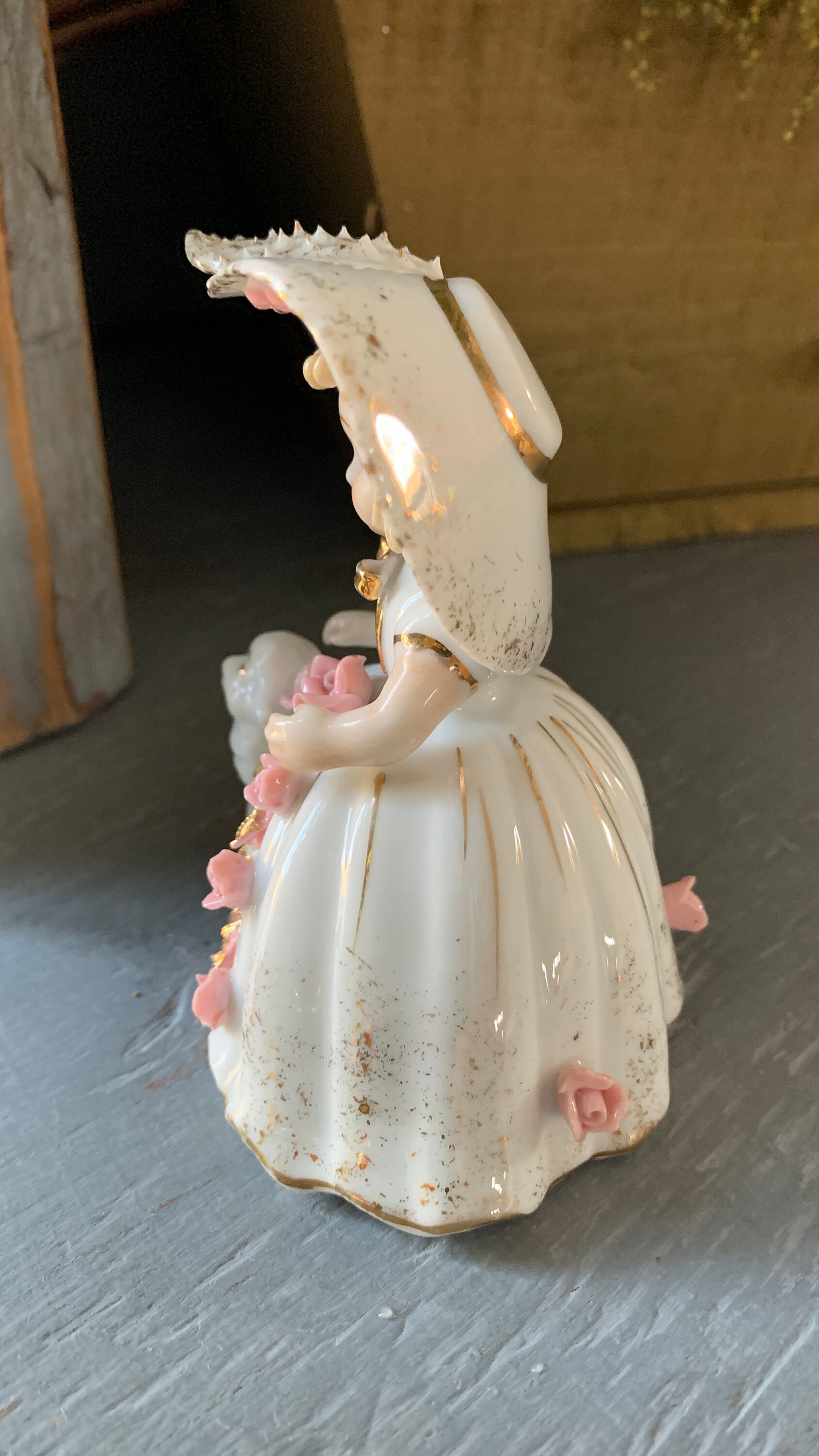 Lefton “mary Had a Little Lamb“ Figurine - Etsy