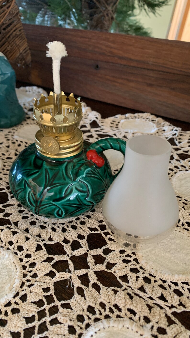 Lefton Mini Oil Lamp - Etsy