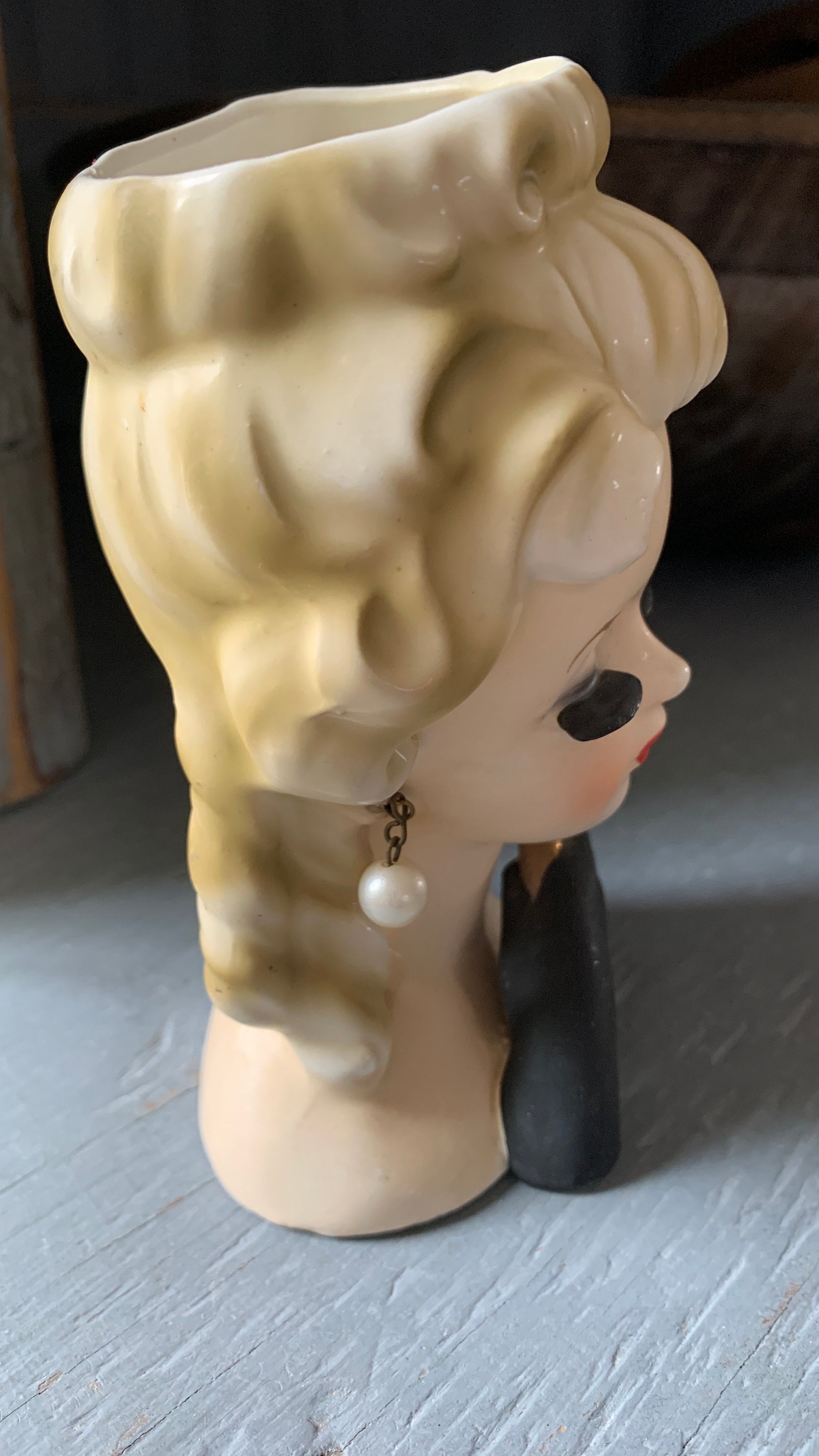 Vintage Inarco Head Vase - Etsy