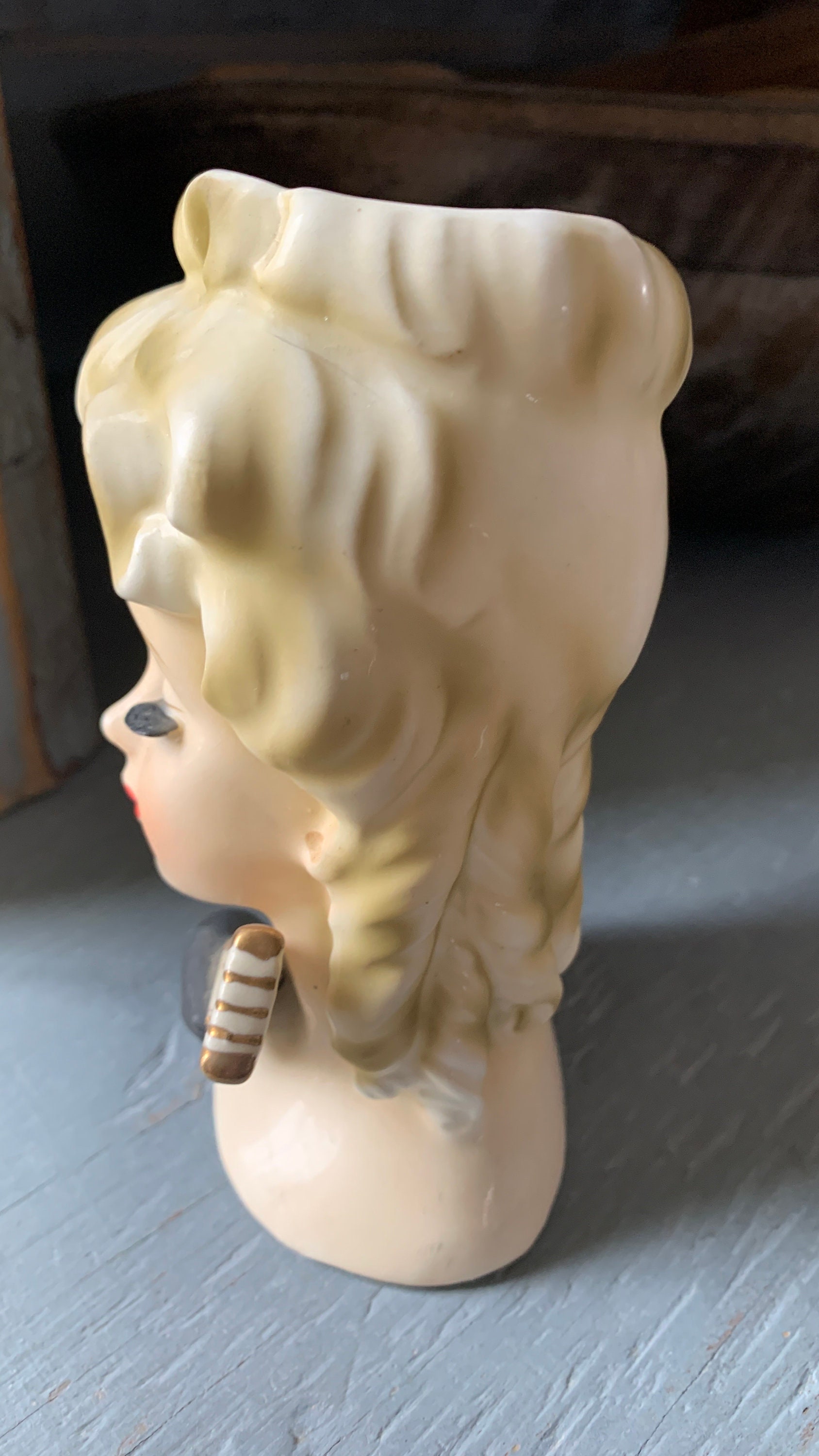 Vintage Inarco Head Vase - Etsy