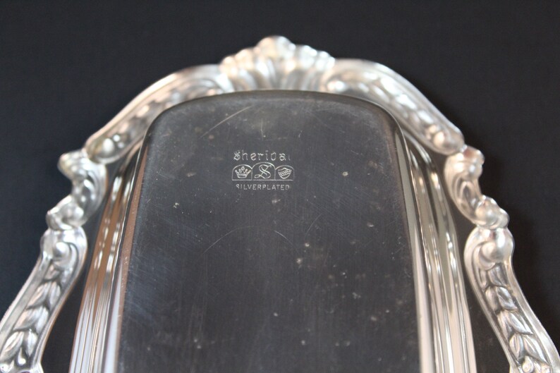 Sheridan Silver Plate Butterdish - Etsy