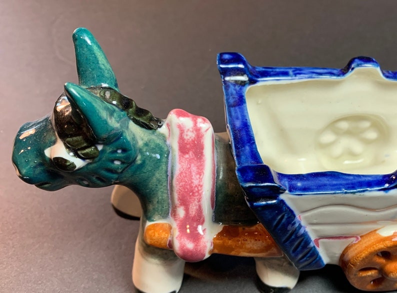 Occupied Japan Donkey With Cart - Etsy