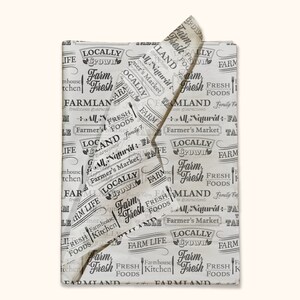 24pc Farmers Market Tissue Paper 20x30 Sheets - Etsy