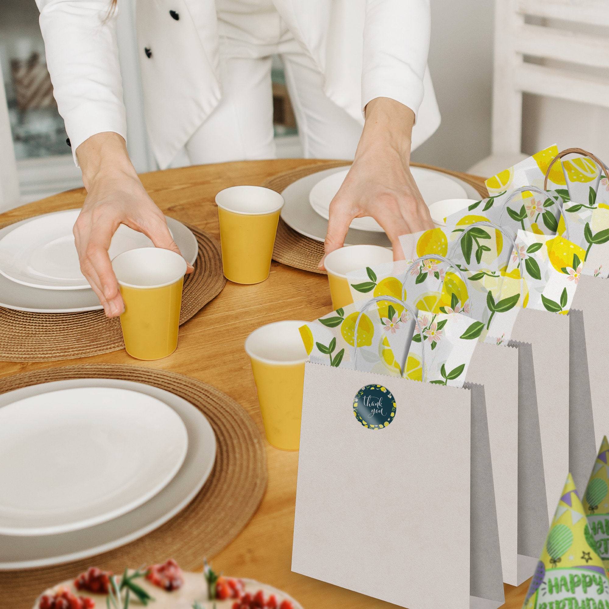 24pc Lemon Tissue Paper 20x30 Sheets - Etsy