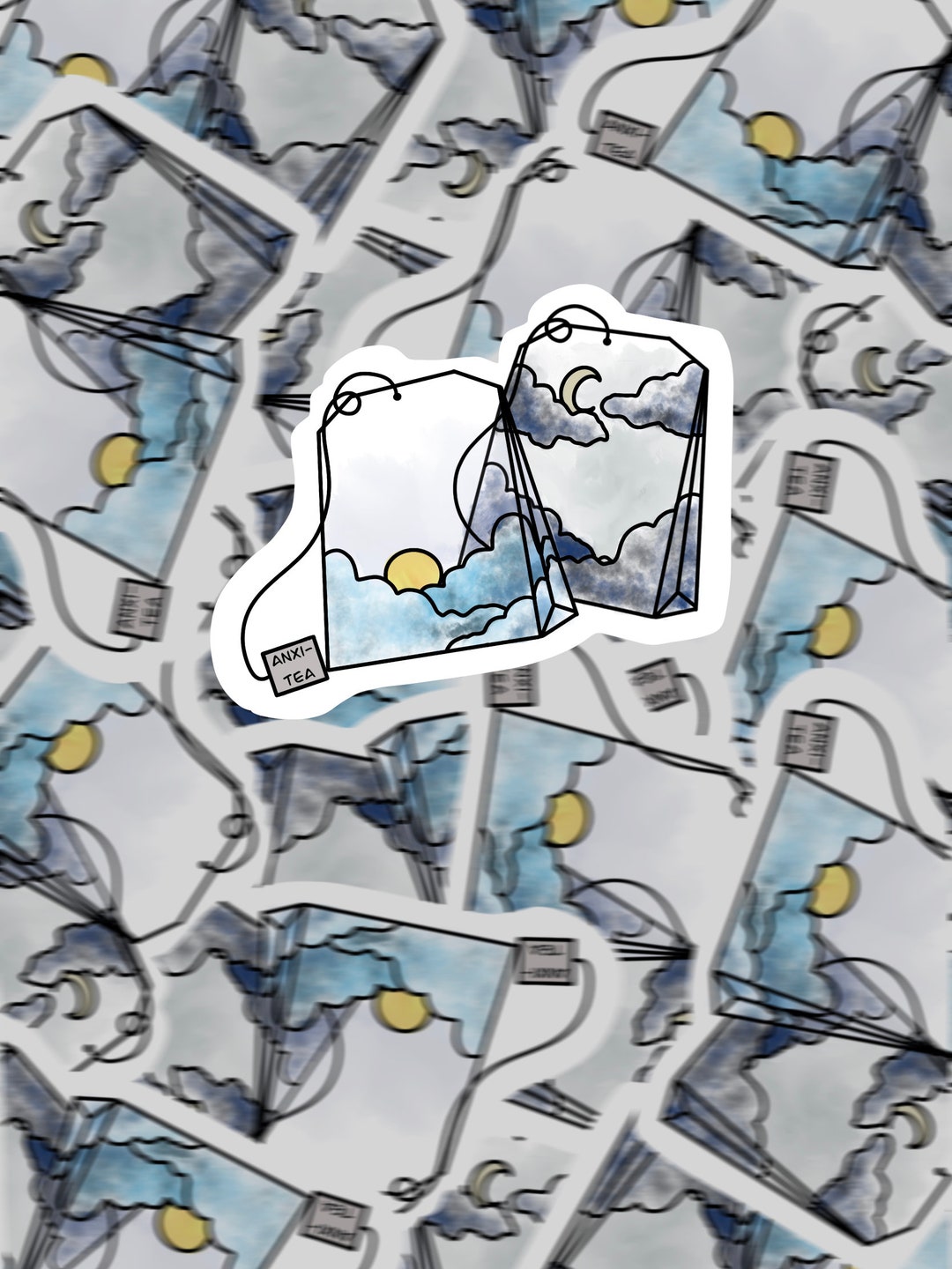 Anxi-tea Sticker for You and Others Sticker Cute Sticker Mental Health ...