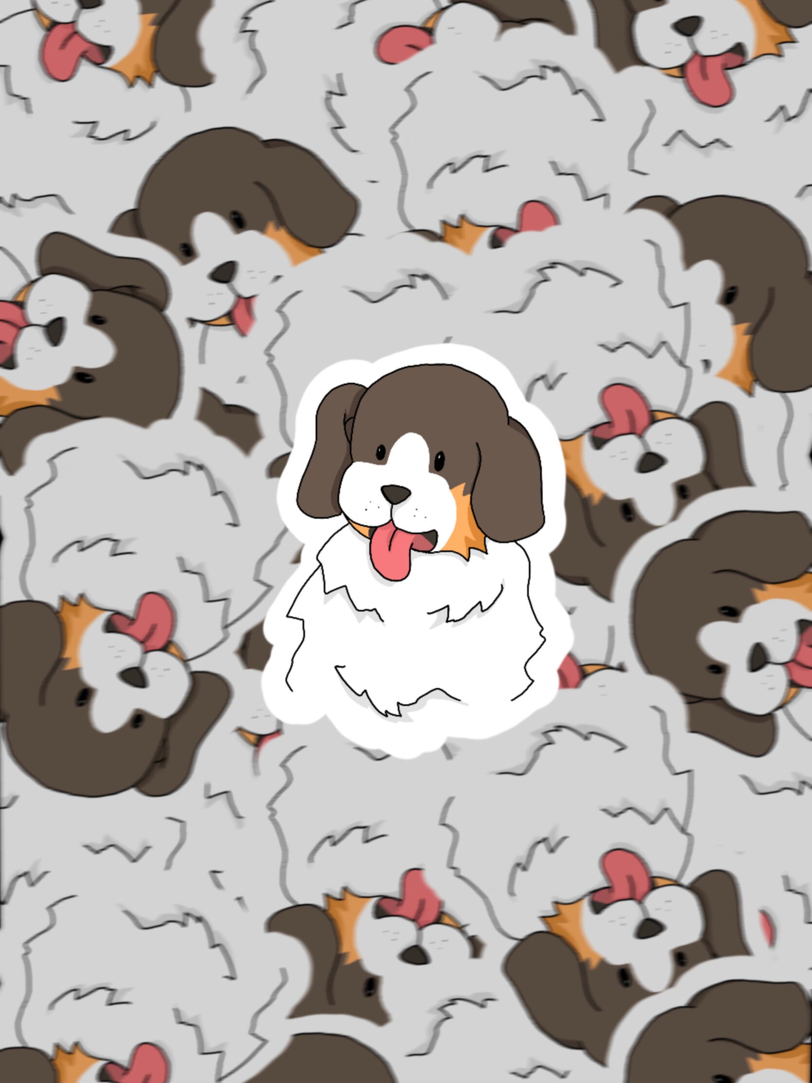 Bernese Mountain Dog berner Sticker for You and Others - Etsy
