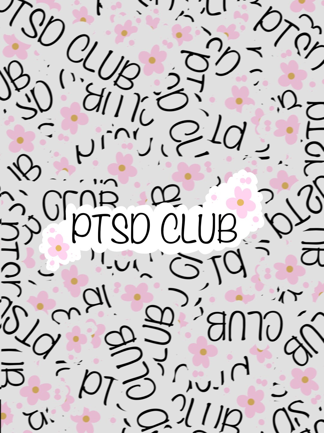 PTSD Club Sticker Colorful Sticker Love Yourself - Etsy