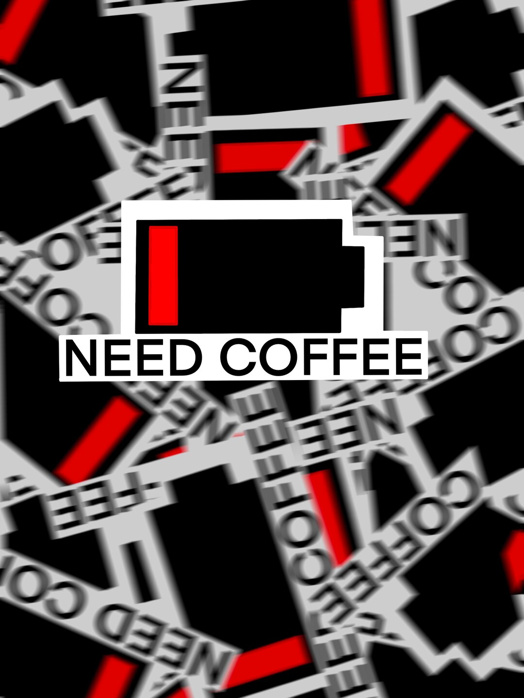 Need Coffee Sticker for You and Others Sticker Cute Sticker Aesthetic ...