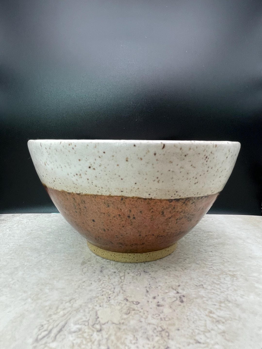 HANDMADE CERAMIC BOWL Red/white Pottery - Etsy