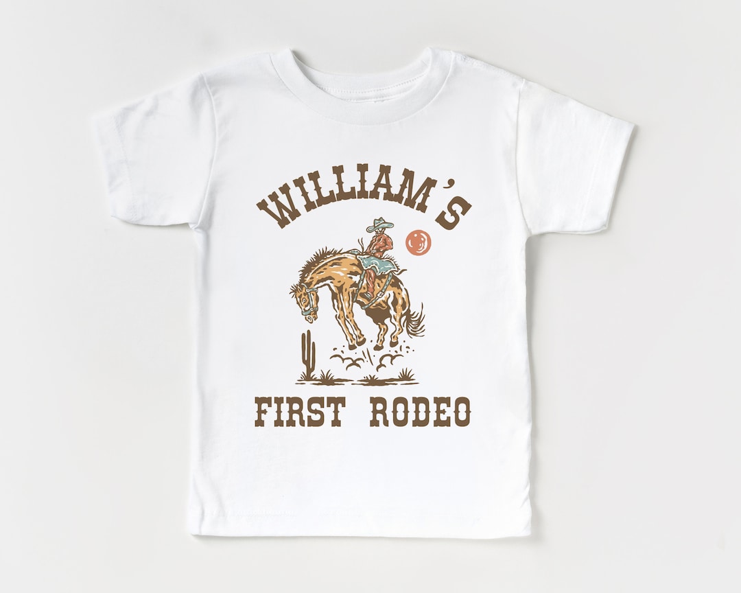 Customized my First Rodeo Infant Tee, Bodysuit Personalized Shirts for ...