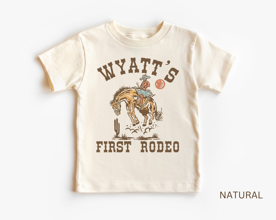 Customized my First Rodeo Infant Tee, Bodysuit Personalized Shirts for ...
