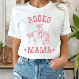 Rodeo Mama, Daddy T-shirts | Pink Cowgirl, Western, Wild West Theme ...