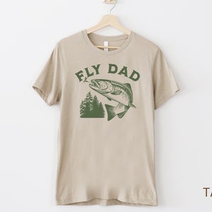 Fly Dad Short Sleeve T-shirt | Fly Fishing, Rainbow Trout Tee | Gift ...