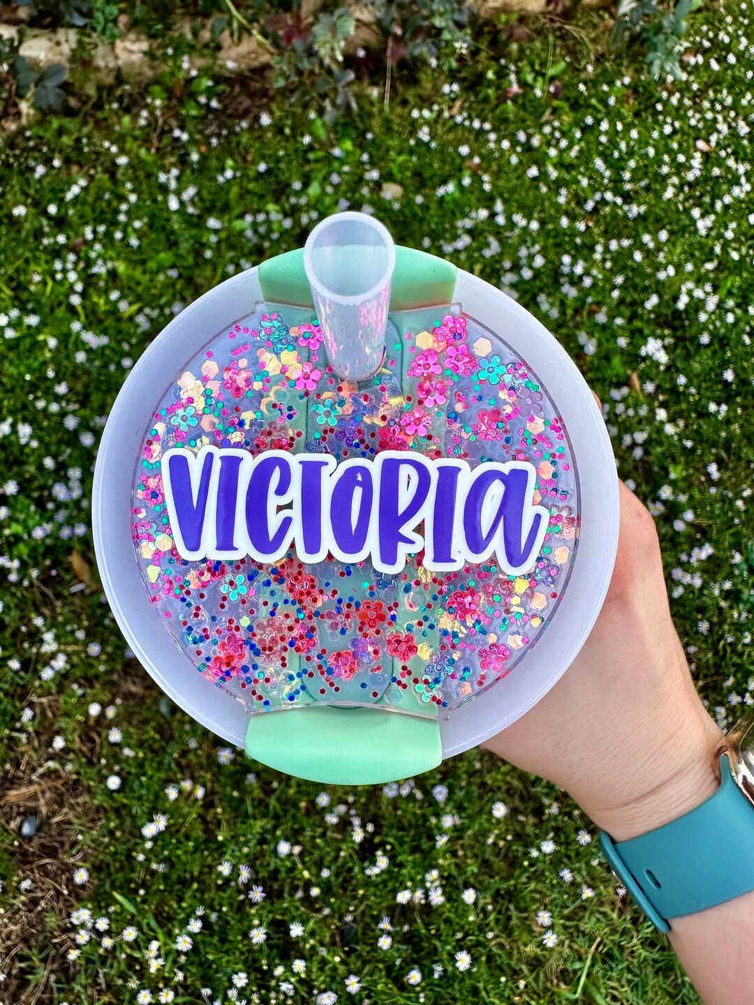 Stanley Tumbler Circular Name Plate - Etsy