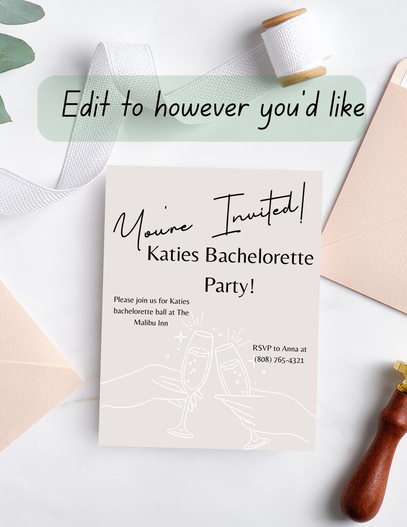 Digital Invitation - Etsy