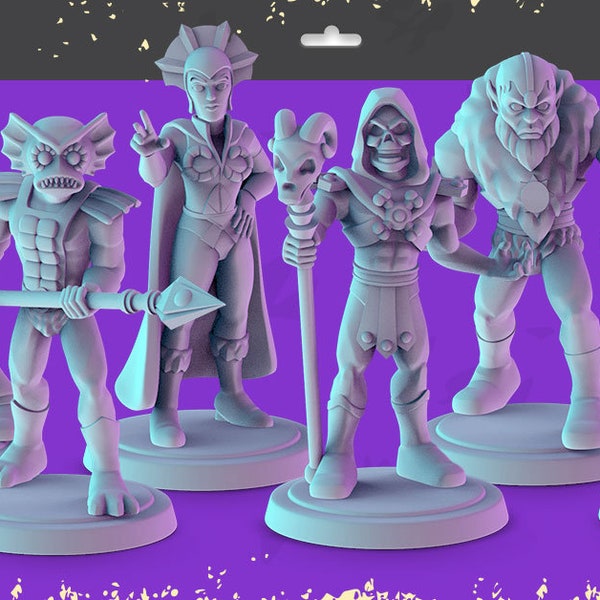 Masters of the Universe Miniatures - Etsy