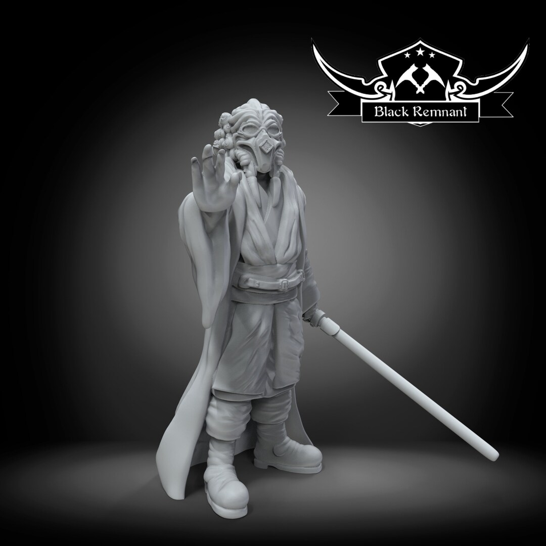 Mystical Masked Warrior - 35mm SW Legion - 3D Resin Printed Miniature ...