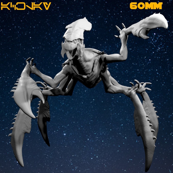 Star Wars Inspired Acklay 60mm 35mm Star Wars Legion Scale - Etsy