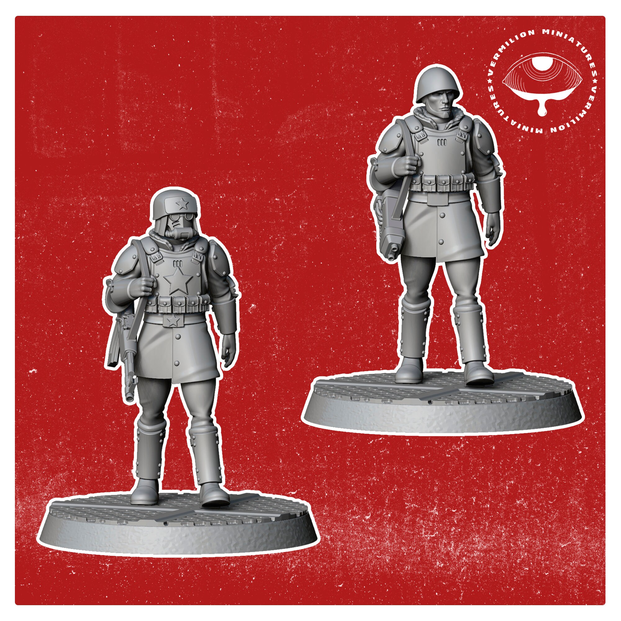 Red Menace Bundle - Post Apocalyptic Inspired - Miniature Set - Resin ...