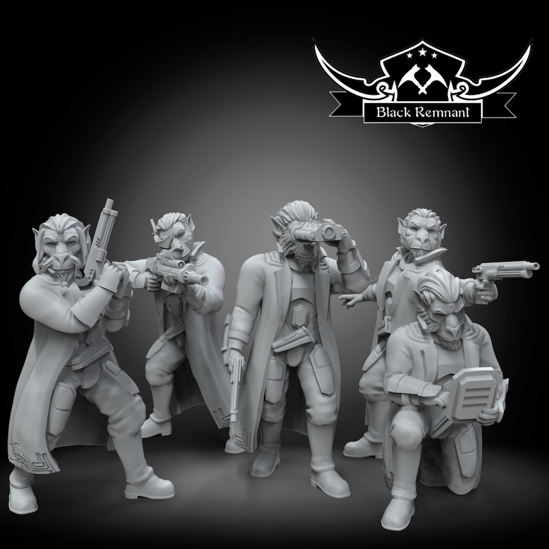 Spy Network Troopers - 35mm Star Wars Legion - 3D Resin Printed ...