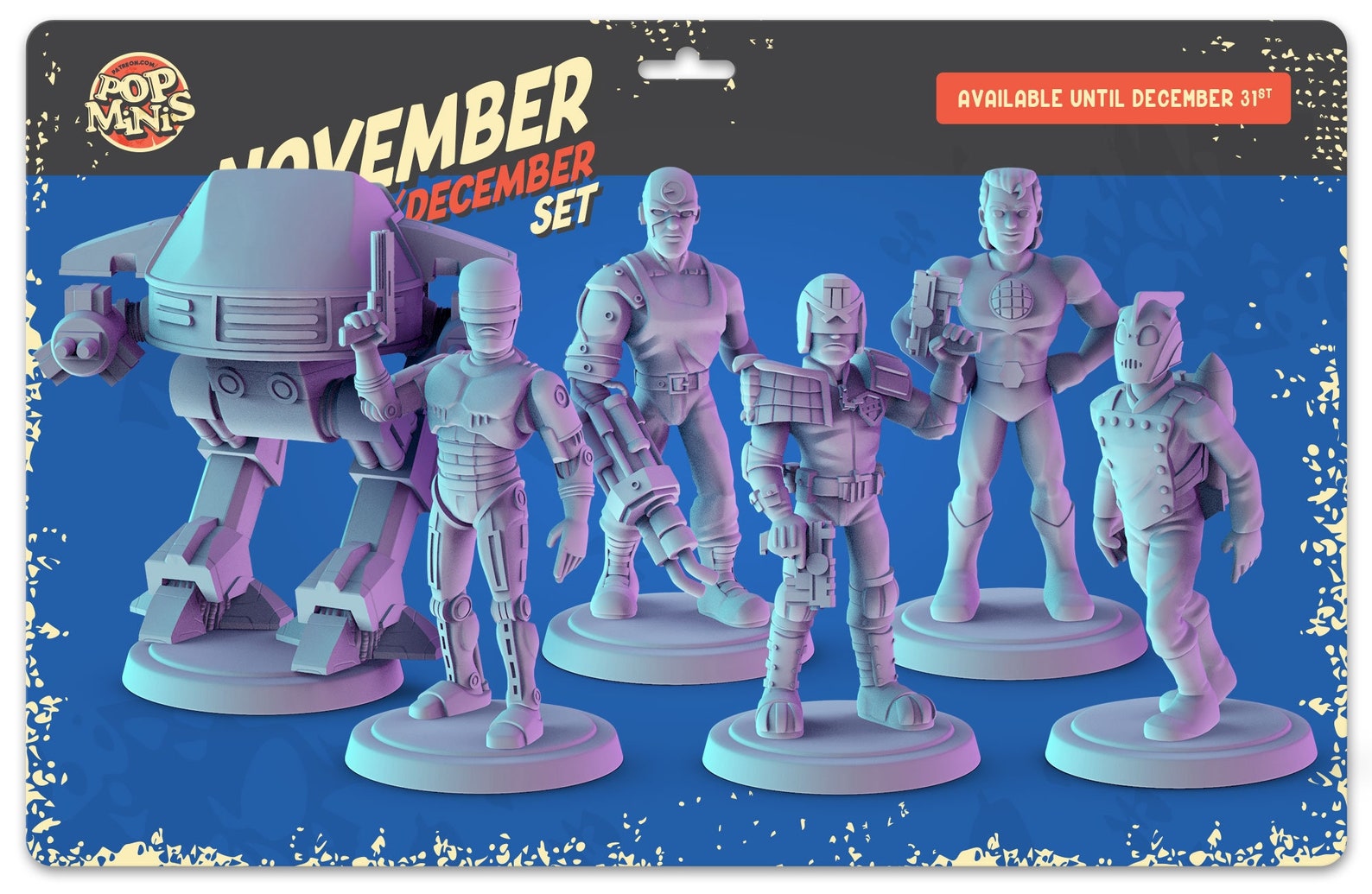 Movie Inspired Popmini Set 1 - 32mm Scale Miniatures - Popminis - Etsy