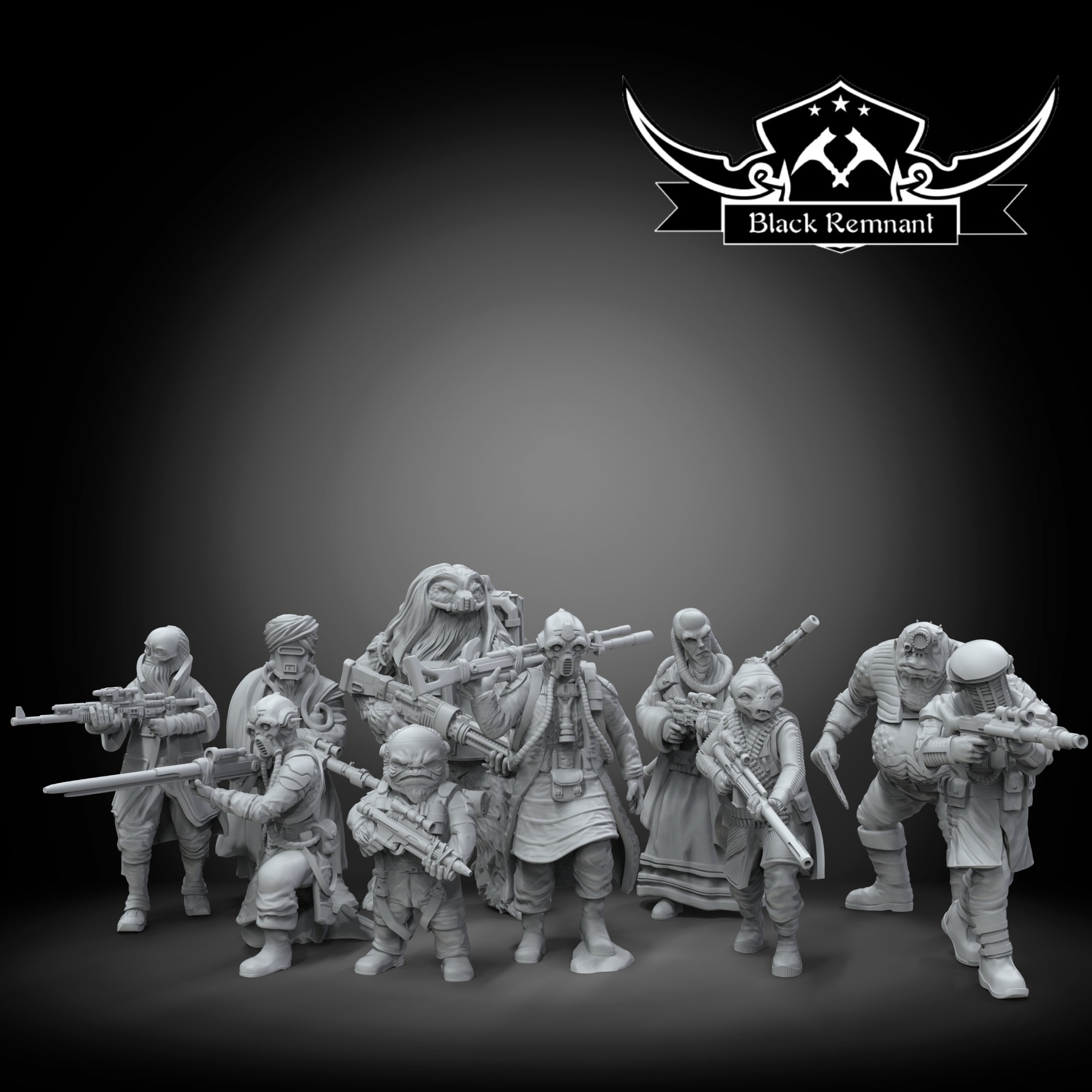 Partisan's Bundle or Singles - 35mm SW Legion - 3D Resin Printed ...