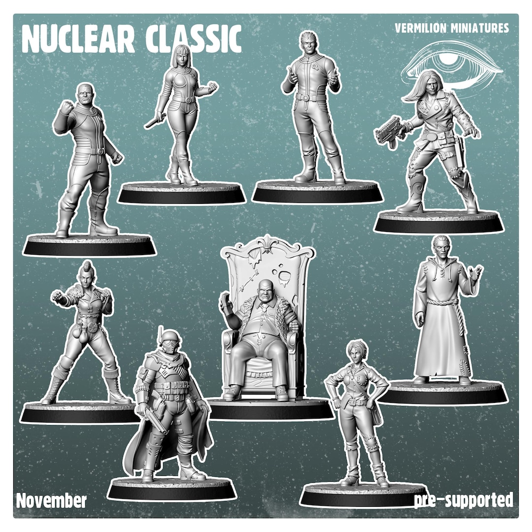 Nuclear Classic Bundle - Post Apocalyptic Inspired - Miniature Set ...