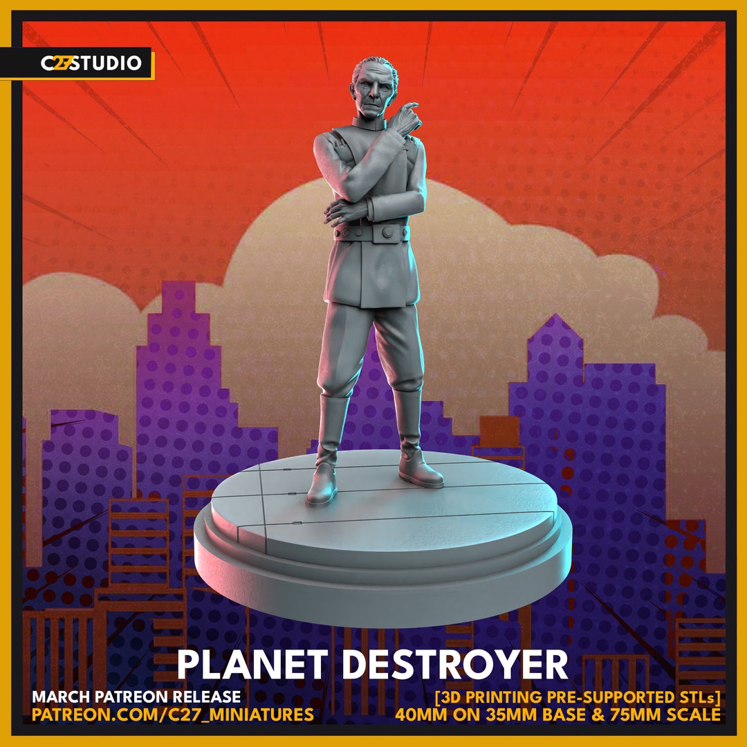 Planet Destroyer Star Wars Inspired Characters 3D Resin - Etsy