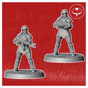 Red Menace Bundle - Post Apocalyptic Inspired - Miniature Set - Resin ...