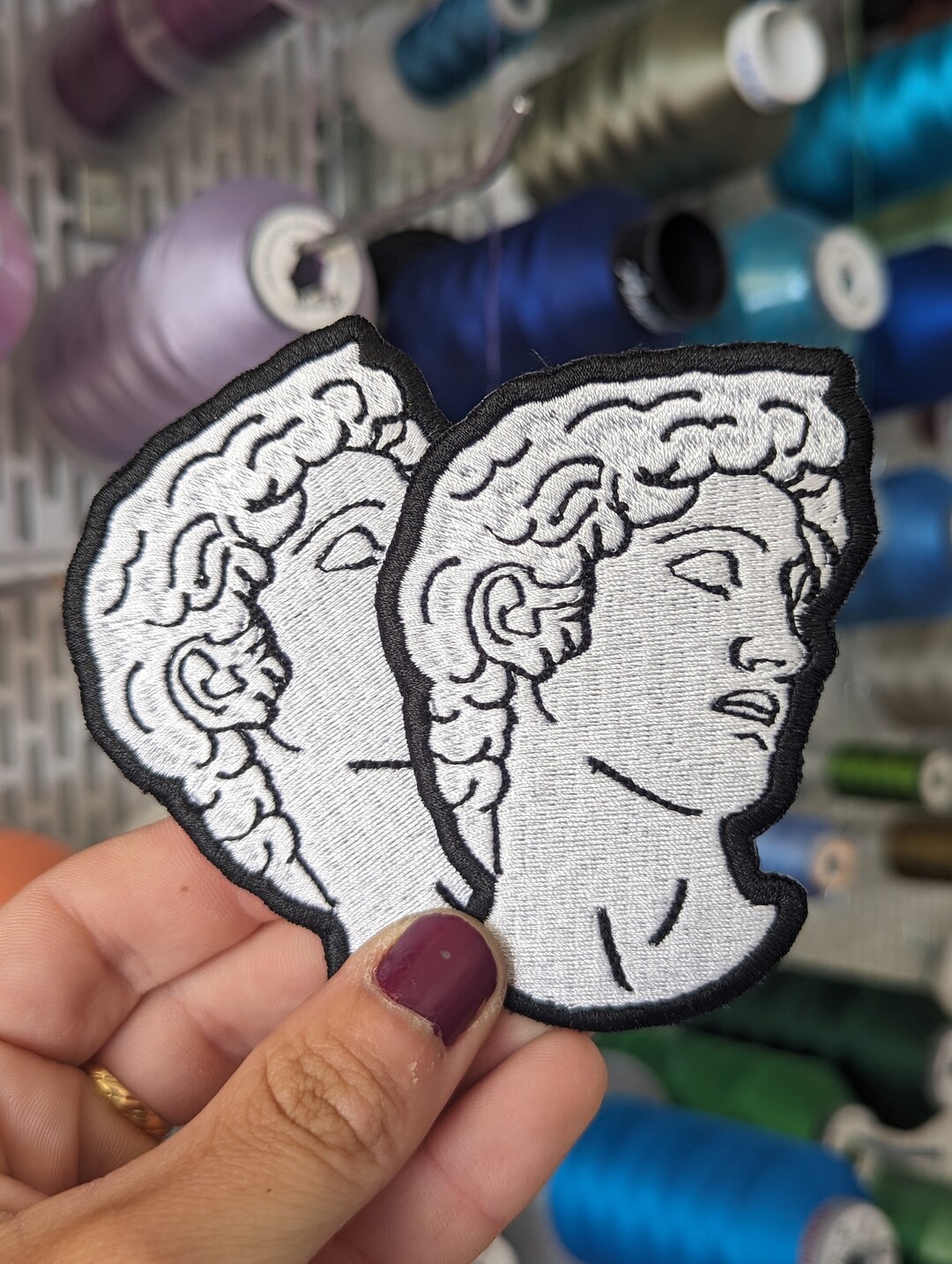 Michelangelo Embroidered Patch. to Sew or Iron. - Etsy