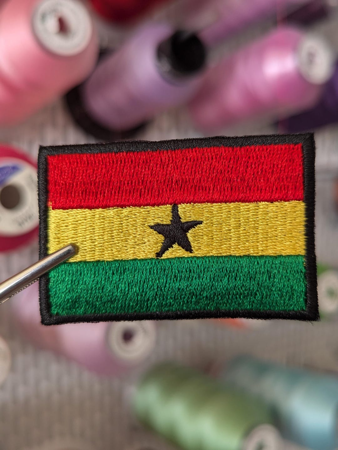 Ghana Flag Embroidered Patch. for Sewing or Ironing. - Etsy