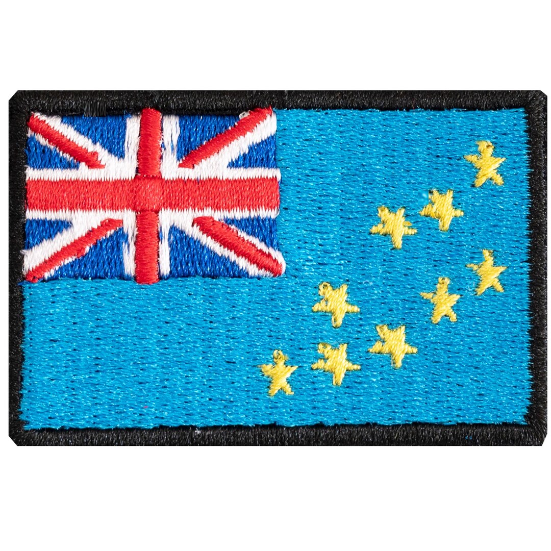 Tuvalu Flag Embroidered Patch. Sew-on or Iron-on. Custom Design ...