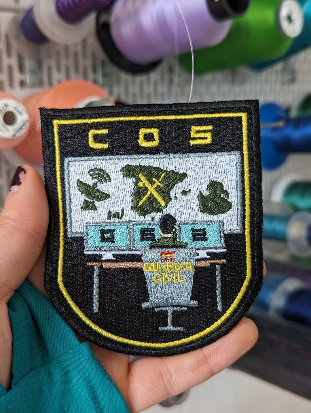 COS Civil Guard Embroidered Patch. Spain. to Sew or Iron - Etsy