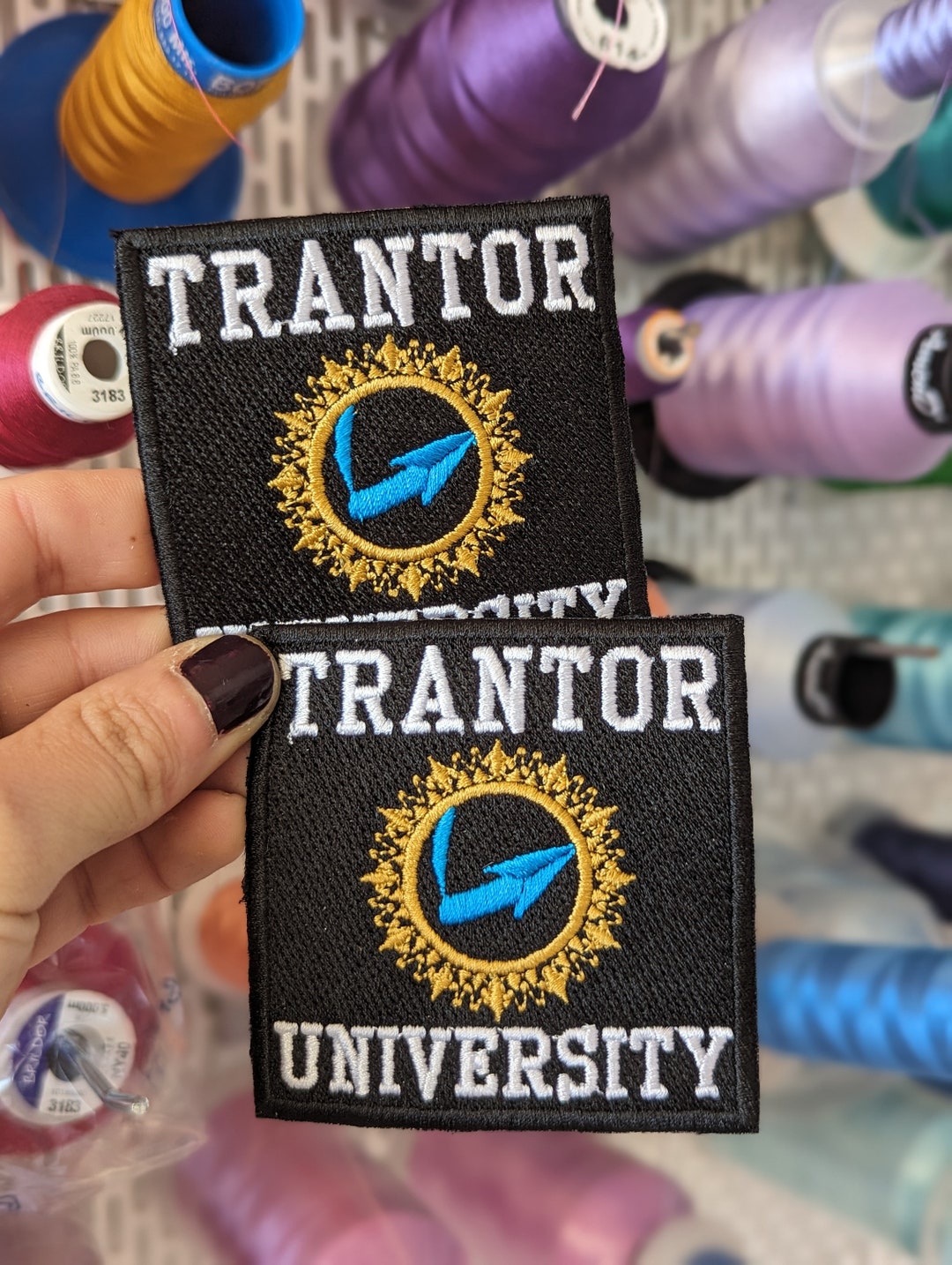 Trantor University Embroidered Patch. Inspired by Isaac Asimov's the ...