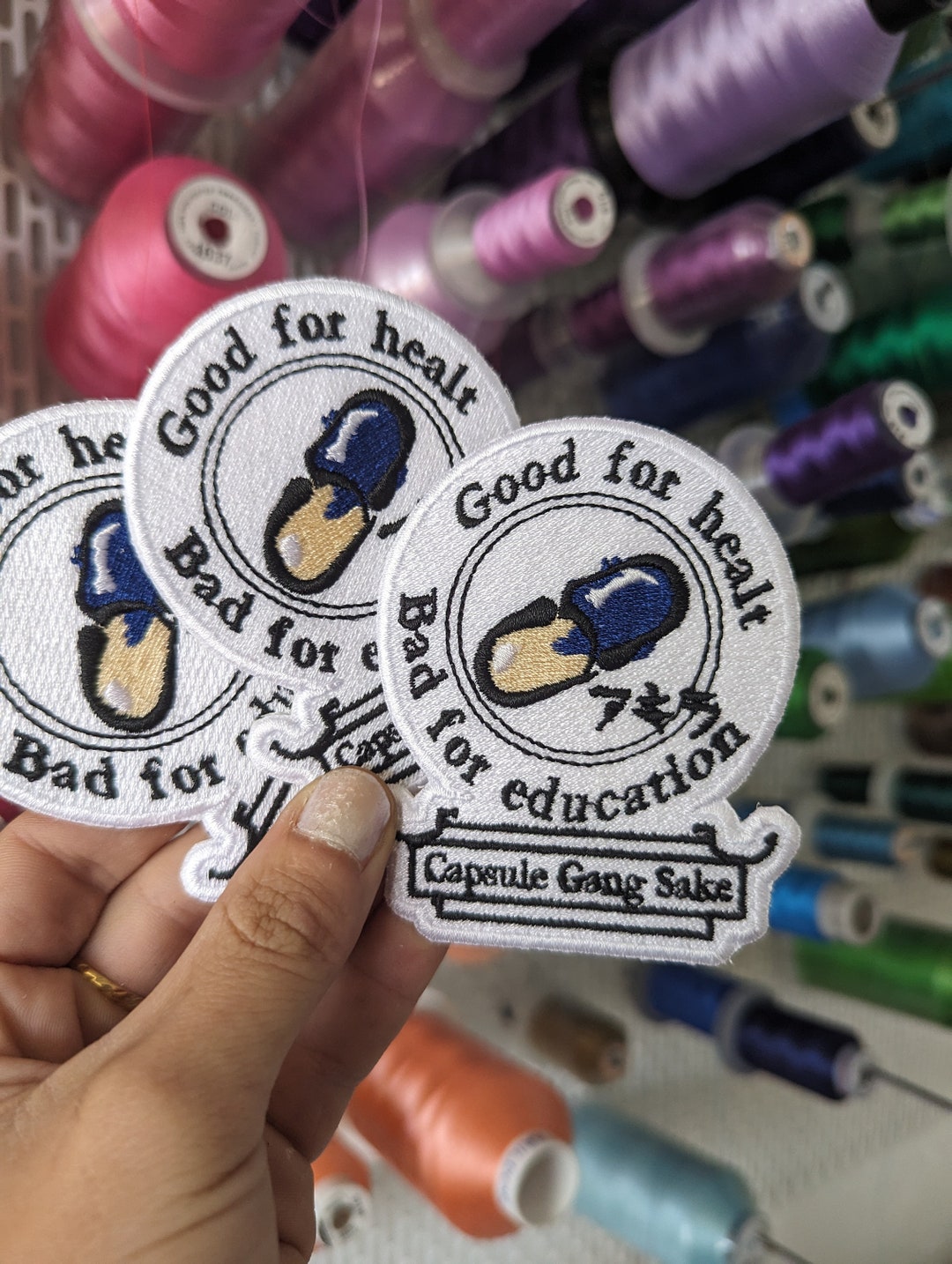 AKIRA Embroidered Patch. Capsule Gang Sake. to Sew or Iron. - Etsy