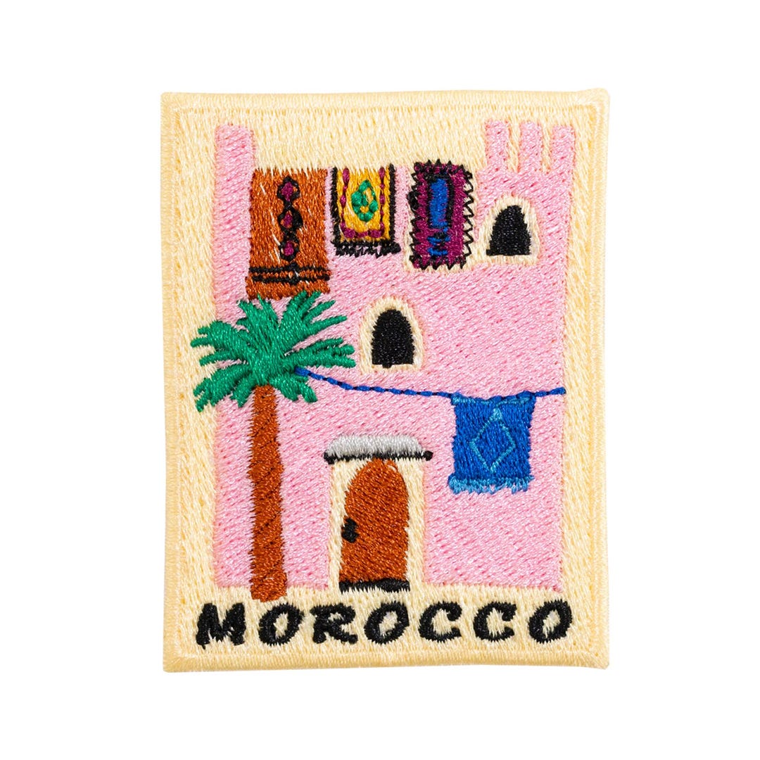 "i Remember My Trip to Morocco" Embroidered Patch. to Sew or Iron On ...