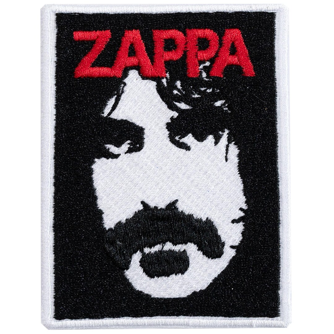 "frank Zappa" Composer Embroidered Patch. Sew-on or Iron-on. Various Sizes to Choose From ...