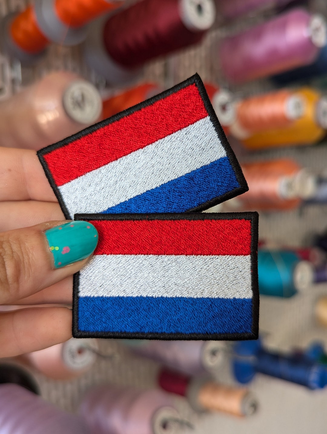 Embroidered Patch flag of the Netherlands holland. to Sew or Iron. Own ...