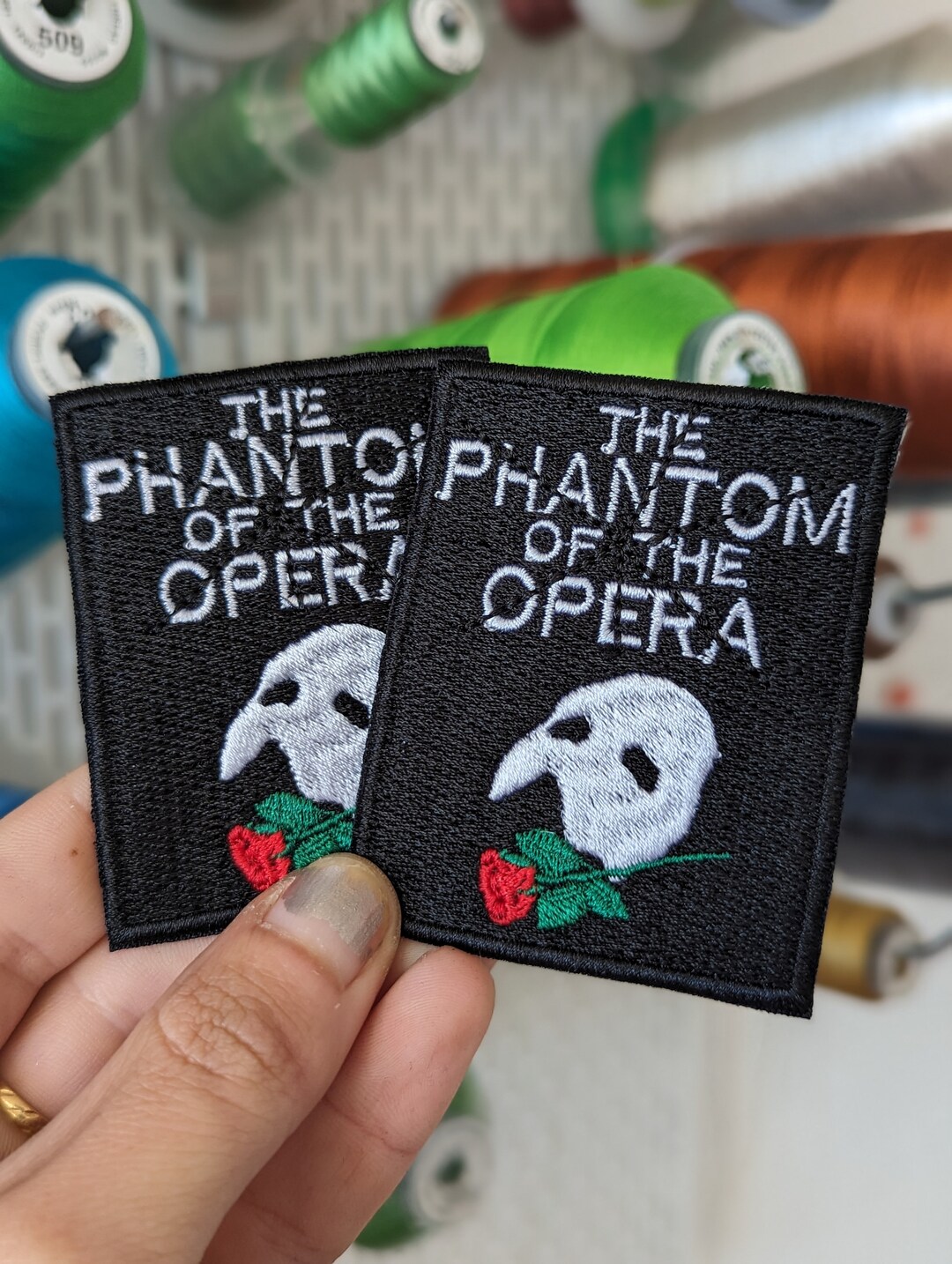 Musical Embroidered Patch the Phantom of the Opera. to Sew or Iron. - Etsy