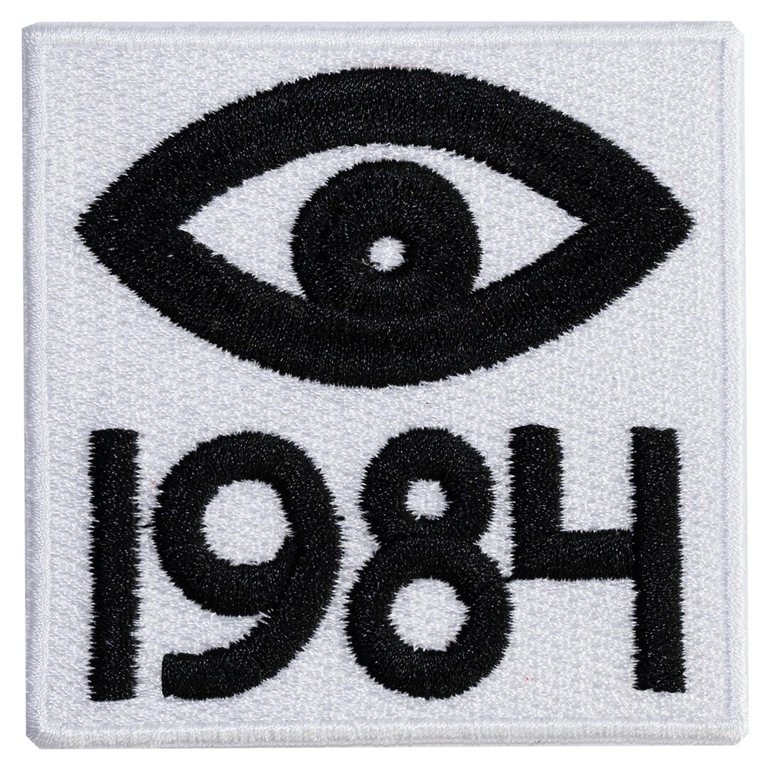 Vintage George Orwell 1984 Embroidered Patch. Sew-on or Iron-on. Price ...
