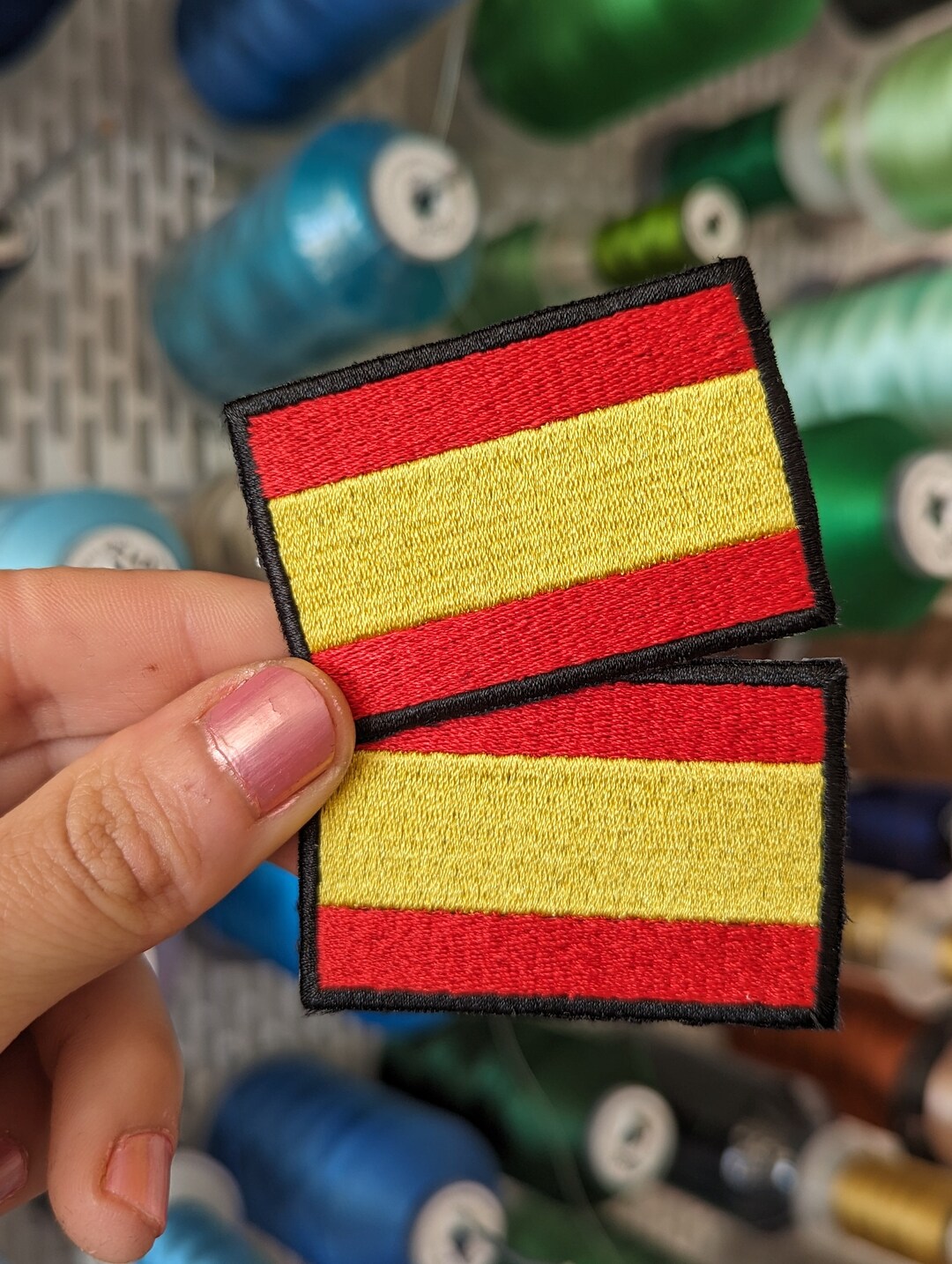 Flag of Spain Embroidered Patch. to Sew or Iron On. - Etsy