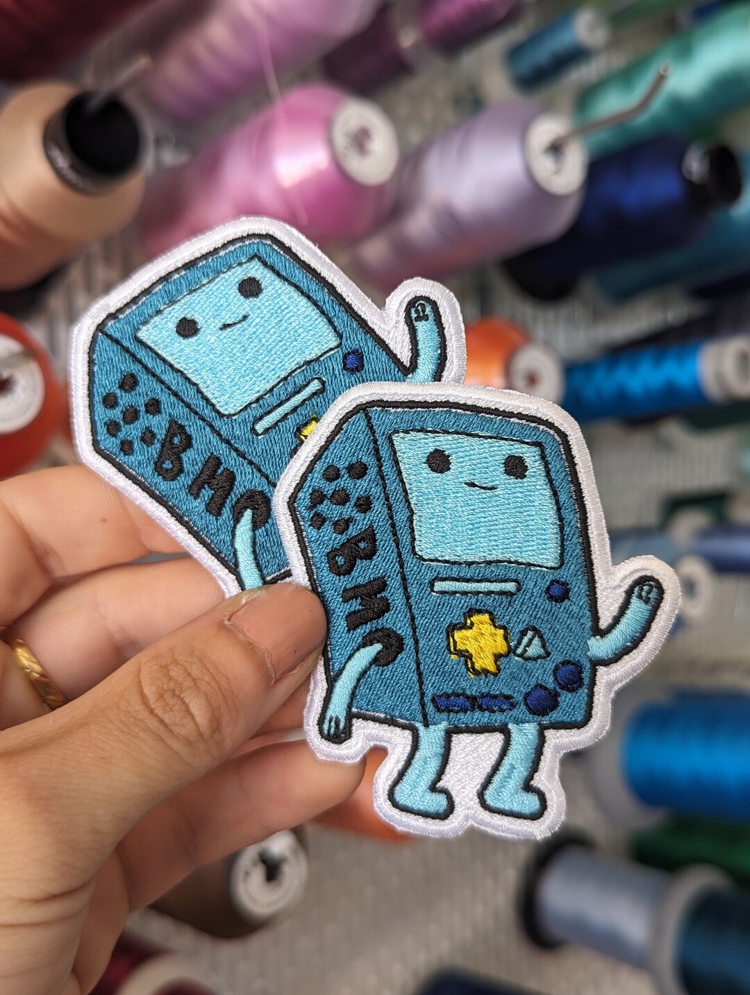 BMO Embroidered Patch. Adventure Time. 7'5cm. to Sew or Iron. - Etsy