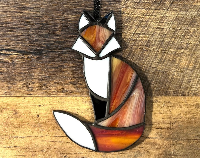 Red Fox, Hand Blown Art Glass - Etsy