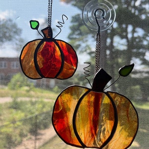 Handmade Pumpkin Suncatchers, Perfect for Fall - Etsy