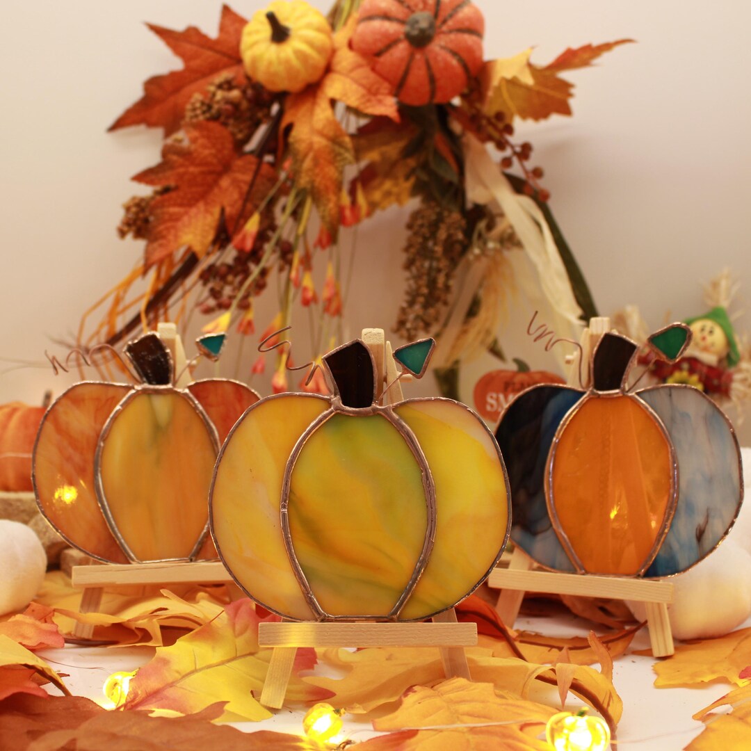 Handmade Pumpkin Suncatchers, Perfect for Fall! - Etsy