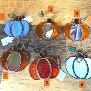 Handmade Pumpkin Suncatchers, Perfect for Fall - Etsy