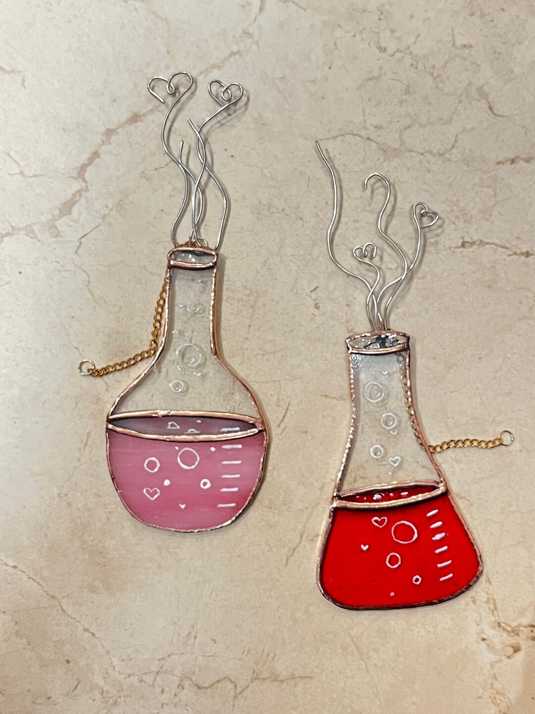 Stained Glass Chemistry Love Potion - Etsy