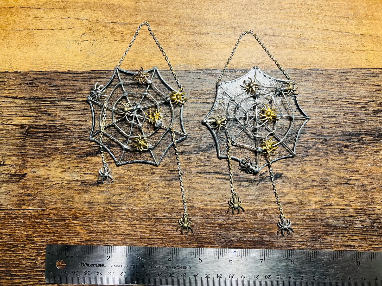 Spider Web Stained Glass Suncatcher – Spooky Halloween Window ...