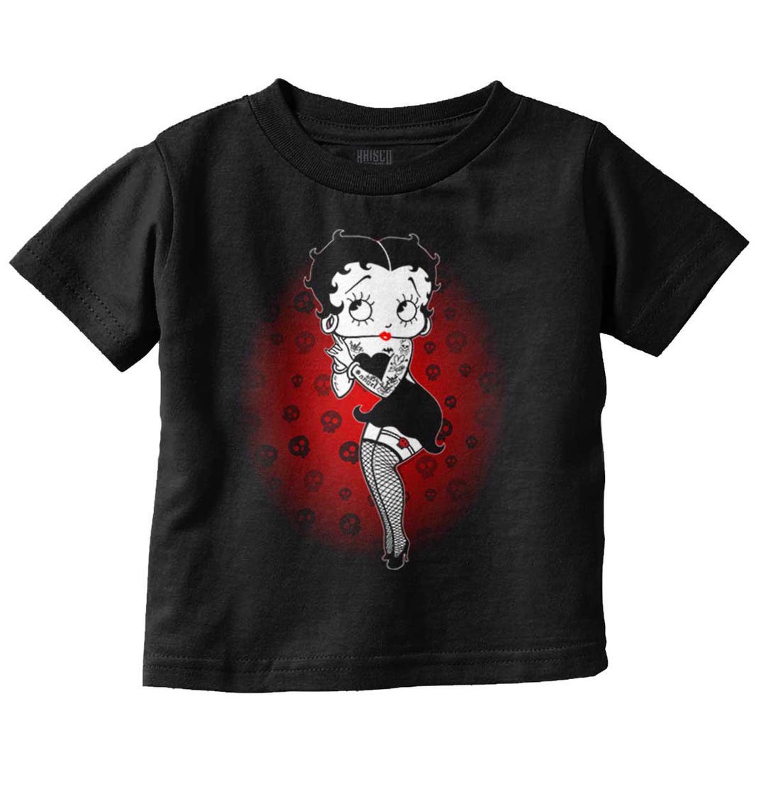 Betty Boop Vintage Retro Got Punk Cartoon Toddler Girl Youth T Shirt ...