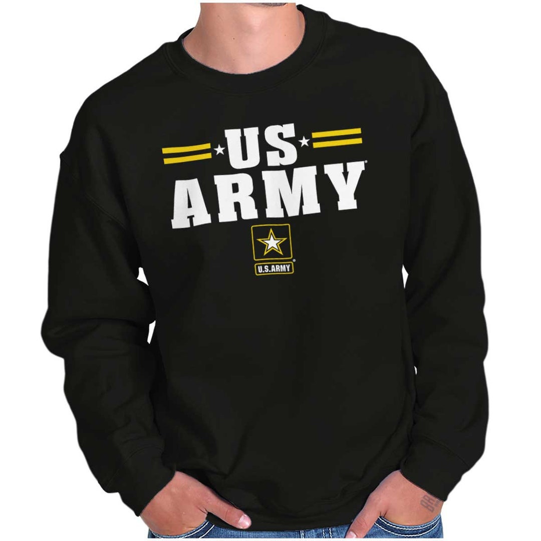 US Army Military Armed Forces Combat Veteran Womens or Mens Crewneck ...